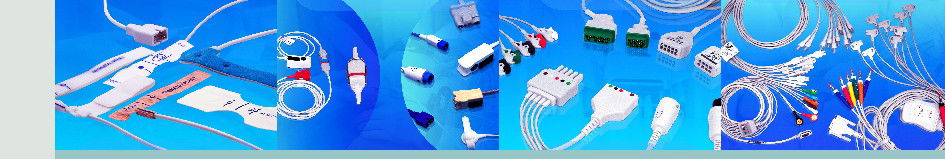 M1672A Philips 3 Lead ECG Lead Set - China - Manufacturer - ECG leads